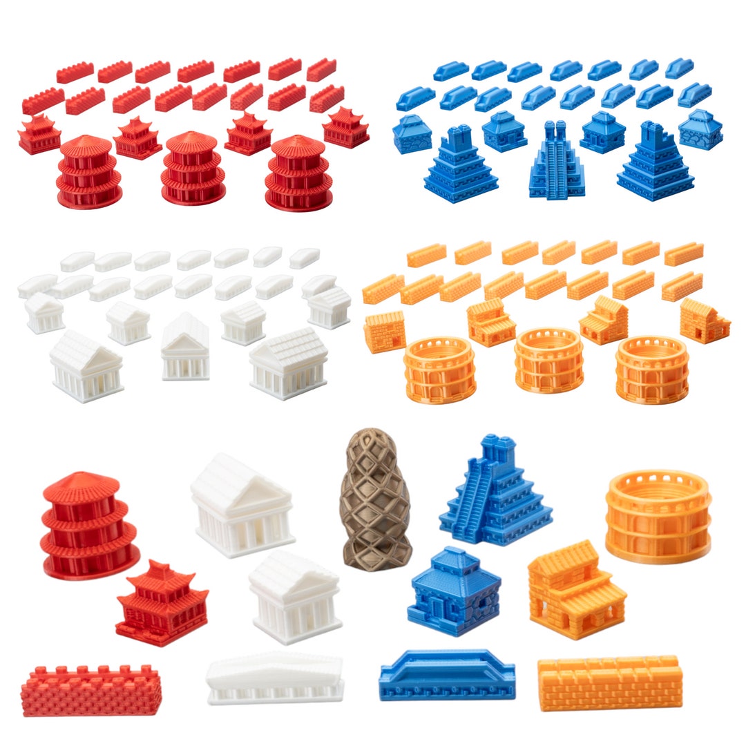 Civilization Bundles for Catan Board Game | Replacement Player Sets ...