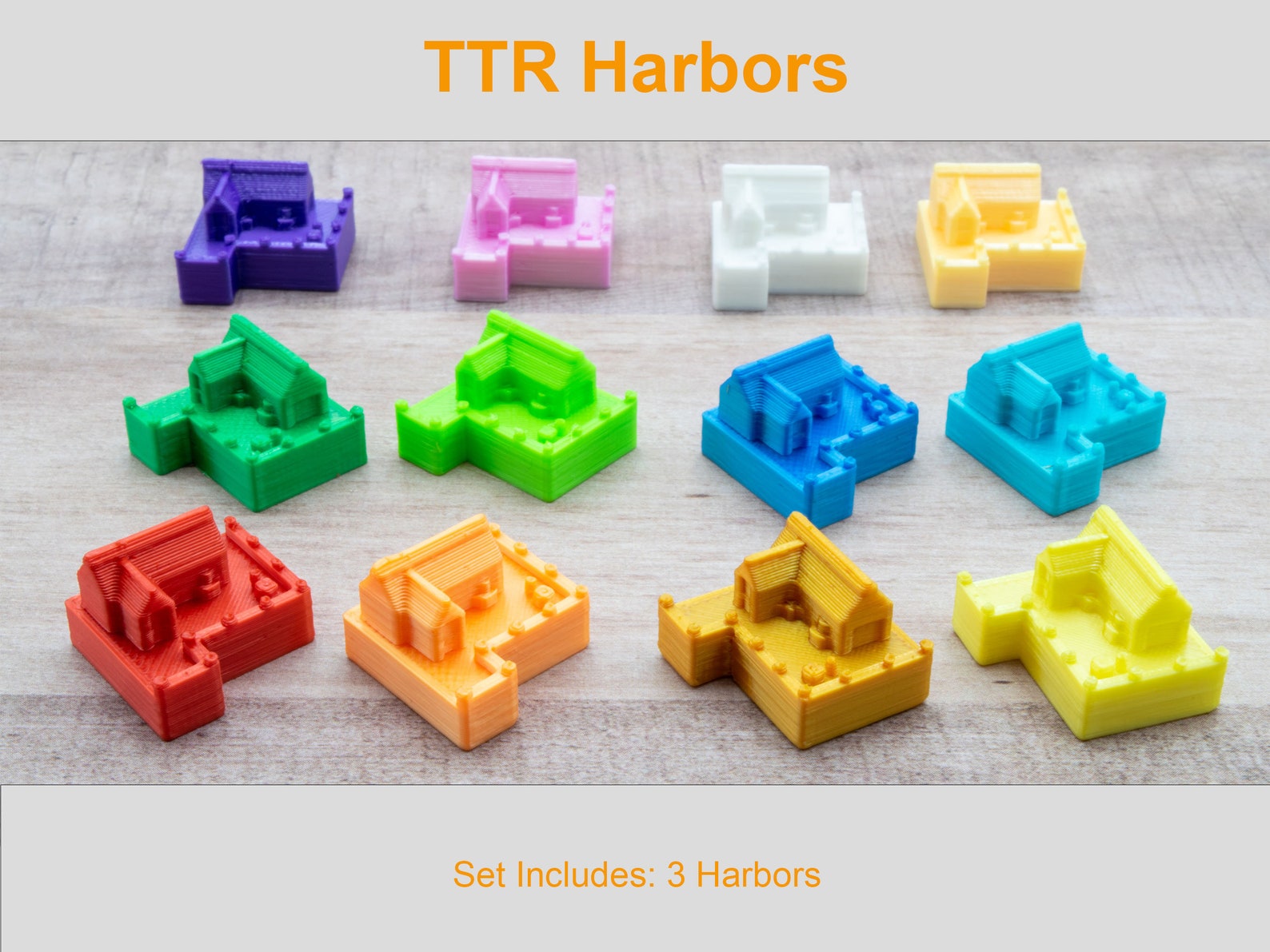 Unofficial Replacement Pieces for Ticket to Ride Board Game | Etsy