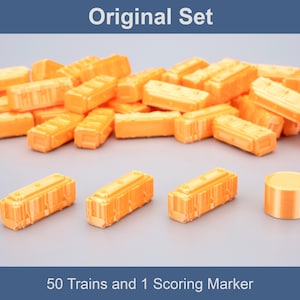 Unofficial Replacement Pieces for Ticket to Ride Board Game | Trains ...