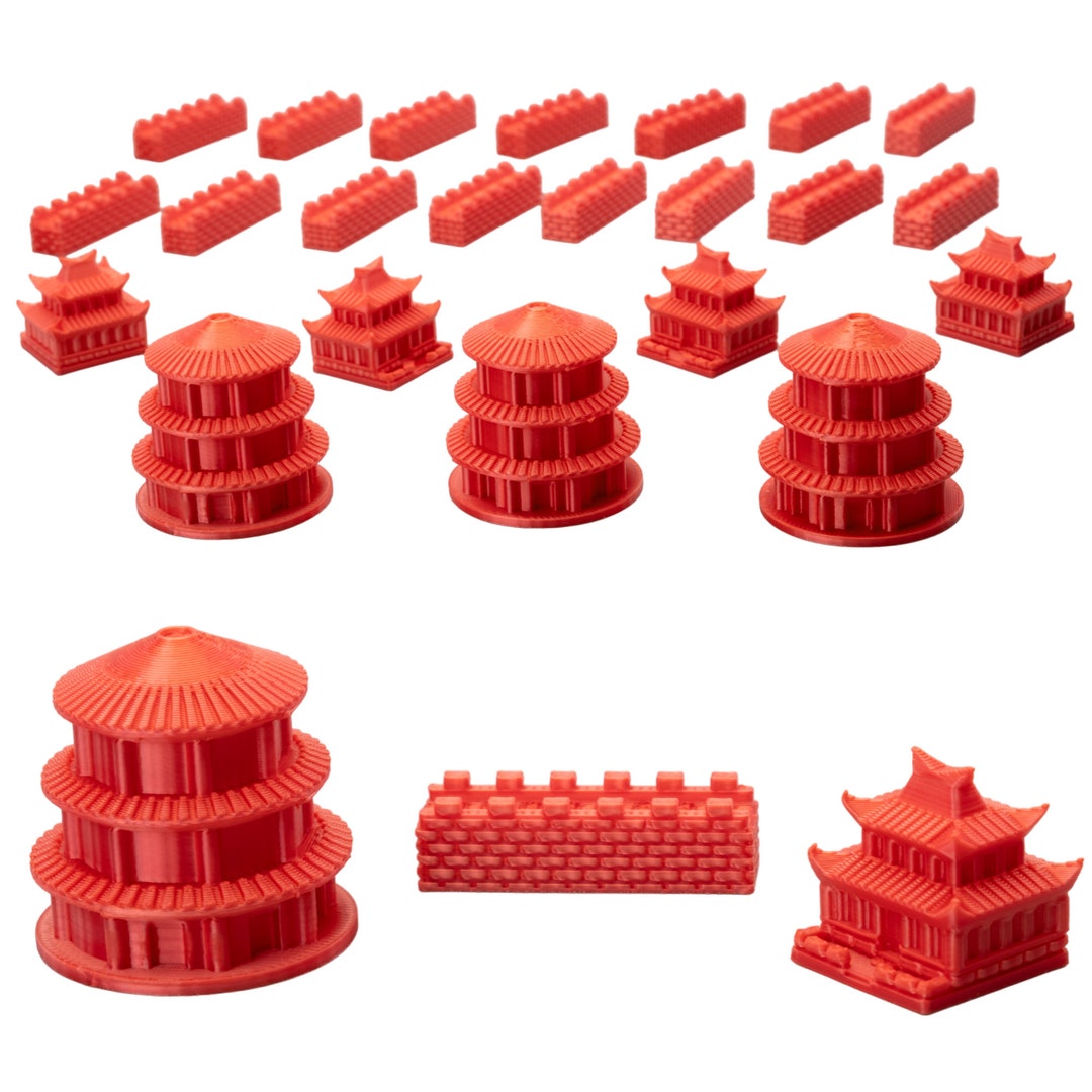 China Civilization Set for Catan Custom Board Game Pieces Cites ...