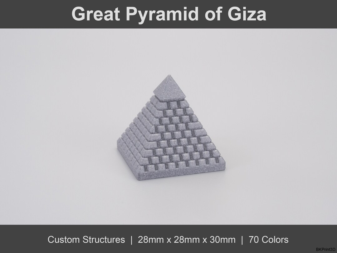 Great Pyramid of Giza Custom Board Game Tokens Pieces 70 COLORS - Etsy