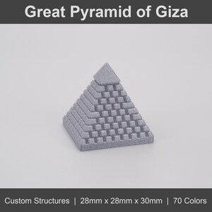 Great Pyramid of Giza Custom Board Game Tokens Pieces 70 COLORS - Etsy