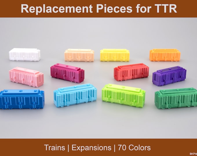 Spare Parts for Ticket to Ride Replacement Trains, Game Tokens or ...