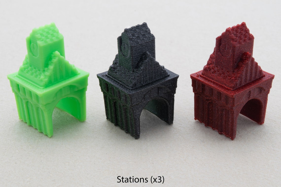 Unofficial Replacement Pieces for Ticket to Ride Board Game - Etsy