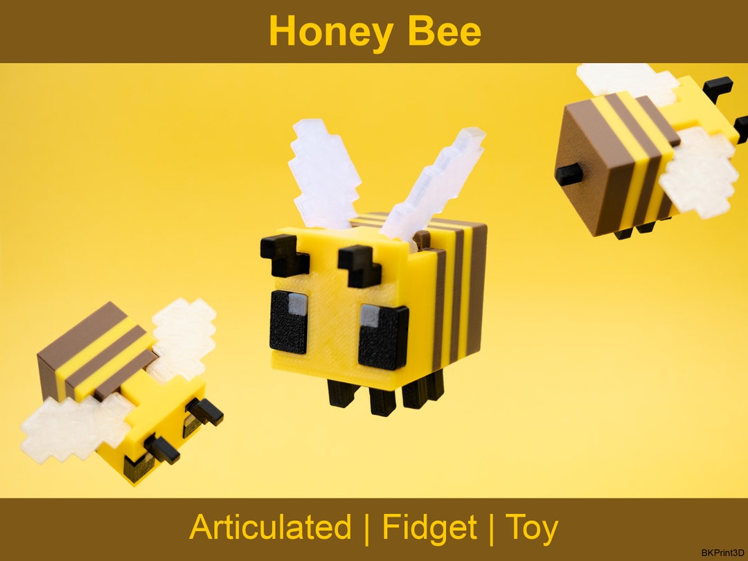 Bee Fidget Toy | Articulated Honey Bee | 3D Printed - Etsy