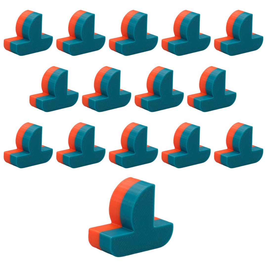 Dual Color Pieces for Catan Board Game | Replacement Player Sets | 15 ...