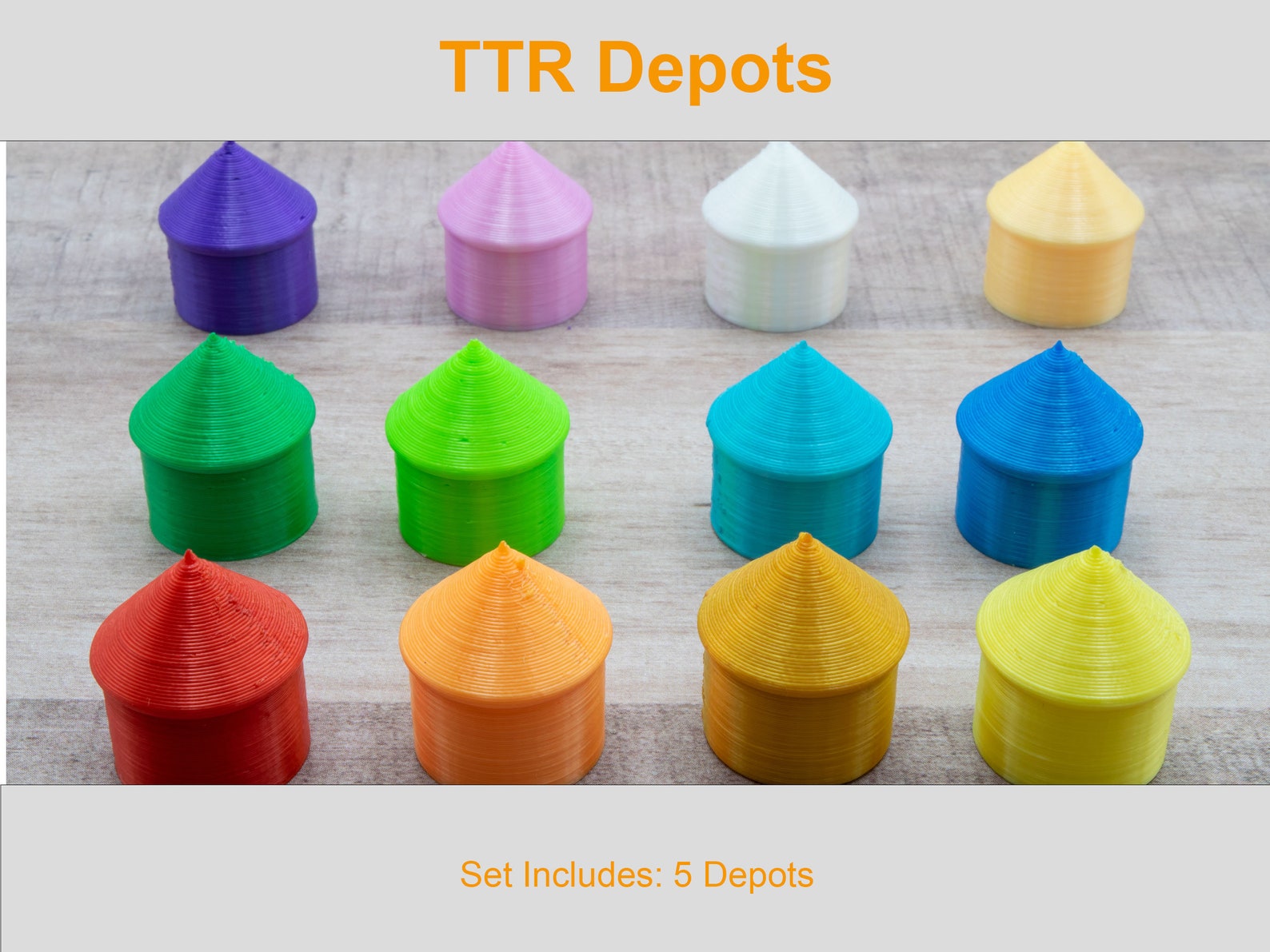 Unofficial Replacement Pieces for Ticket to Ride Board Game | Etsy