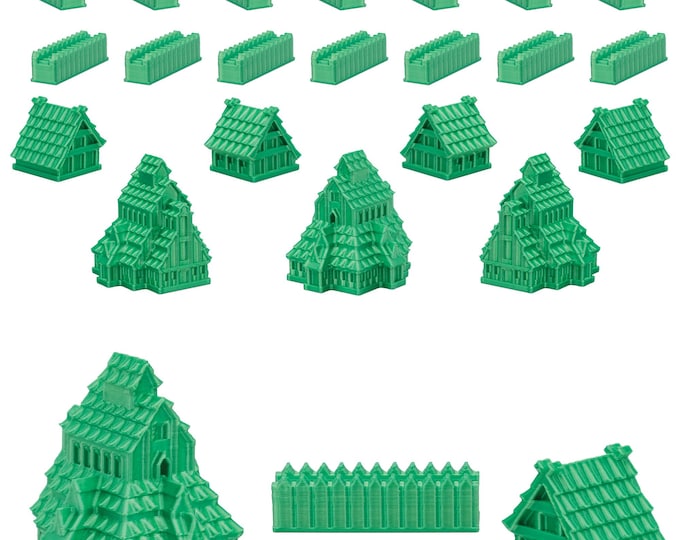 Custom 3d Printed Settlers of Catan Pieces With Optional Organizer Tray ...