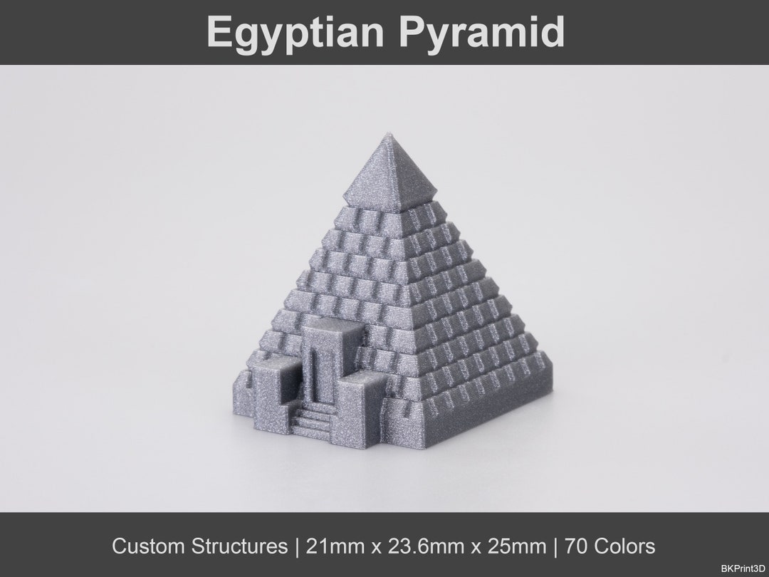 Egyptian Pyramid Custom Board Game Tokens Pieces 70 COLORS - Etsy
