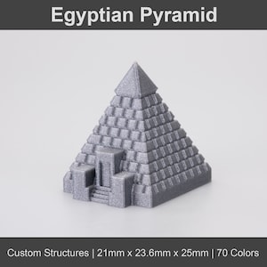 Egyptian Pyramid Custom Board Game Tokens Pieces 70 COLORS - Etsy