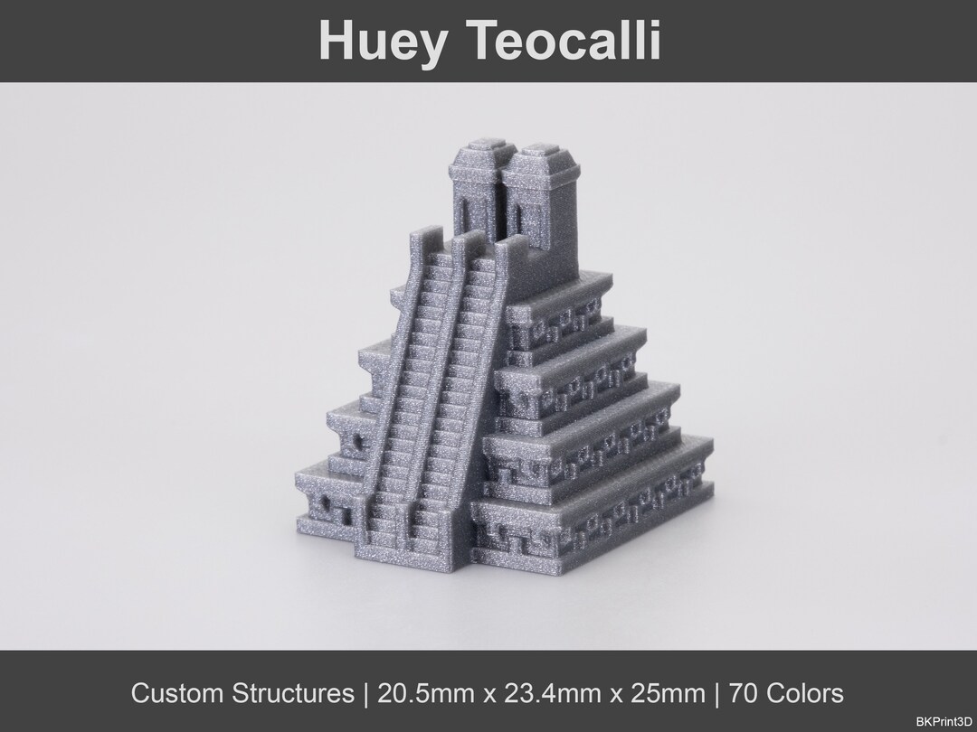 Huey Teocalli Aztec Custom Board Game Tokens Pieces 70 COLORS - Etsy UK