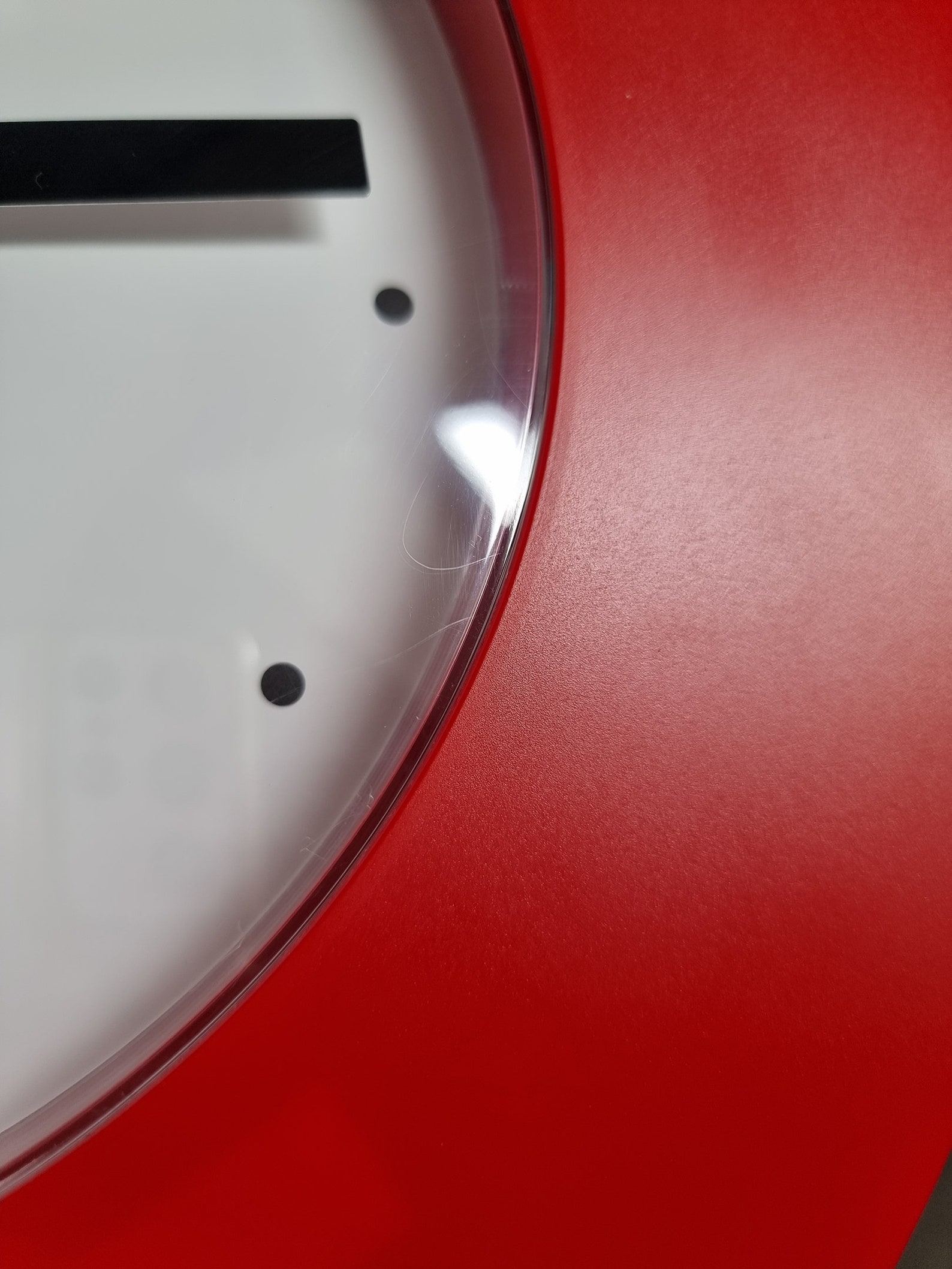 Retro 90s Ikea Tajma Red Wall Clock Designed by K. Hagberg & - Etsy UK