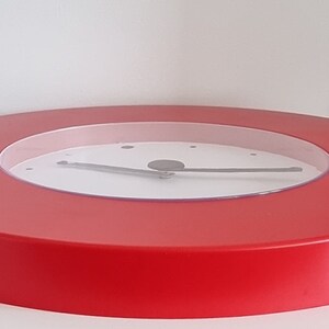 Retro 90s Ikea Tajma Red Wall Clock Designed by K. Hagberg & - Etsy UK