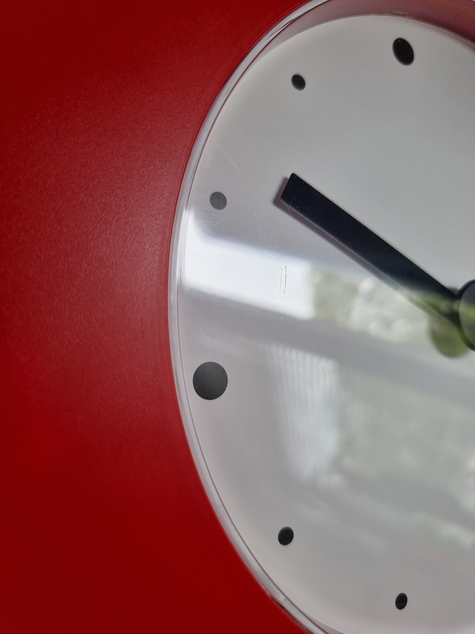 Retro 90s Ikea Tajma Red Wall Clock Designed by K. Hagberg & - Etsy UK