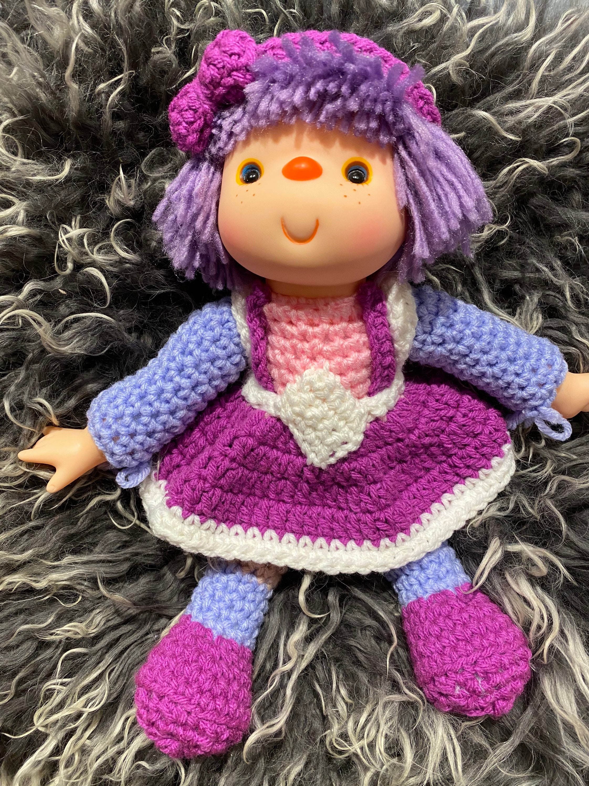Shy Violet Rainbow Brite friend | Etsy