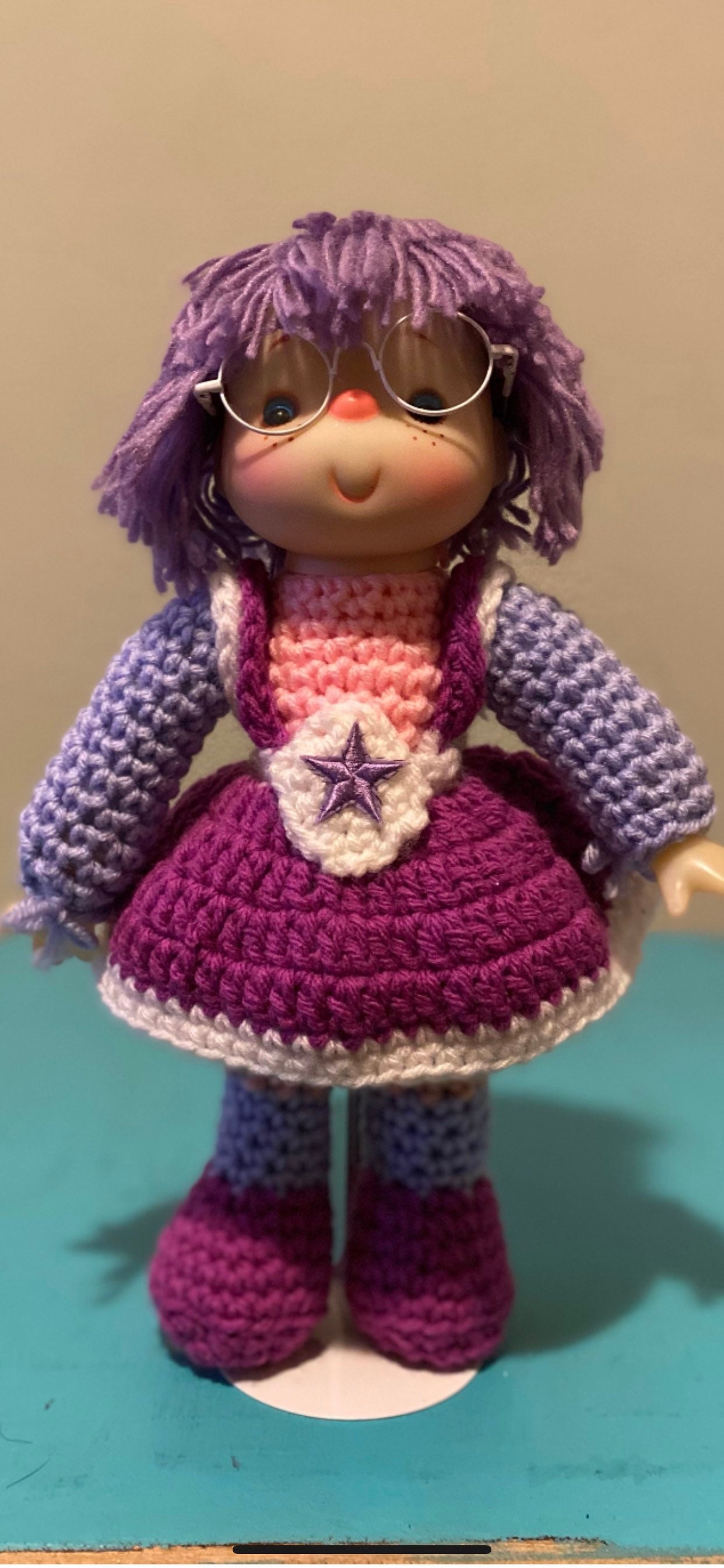 Shy Violet Rainbow Brite friend | Etsy
