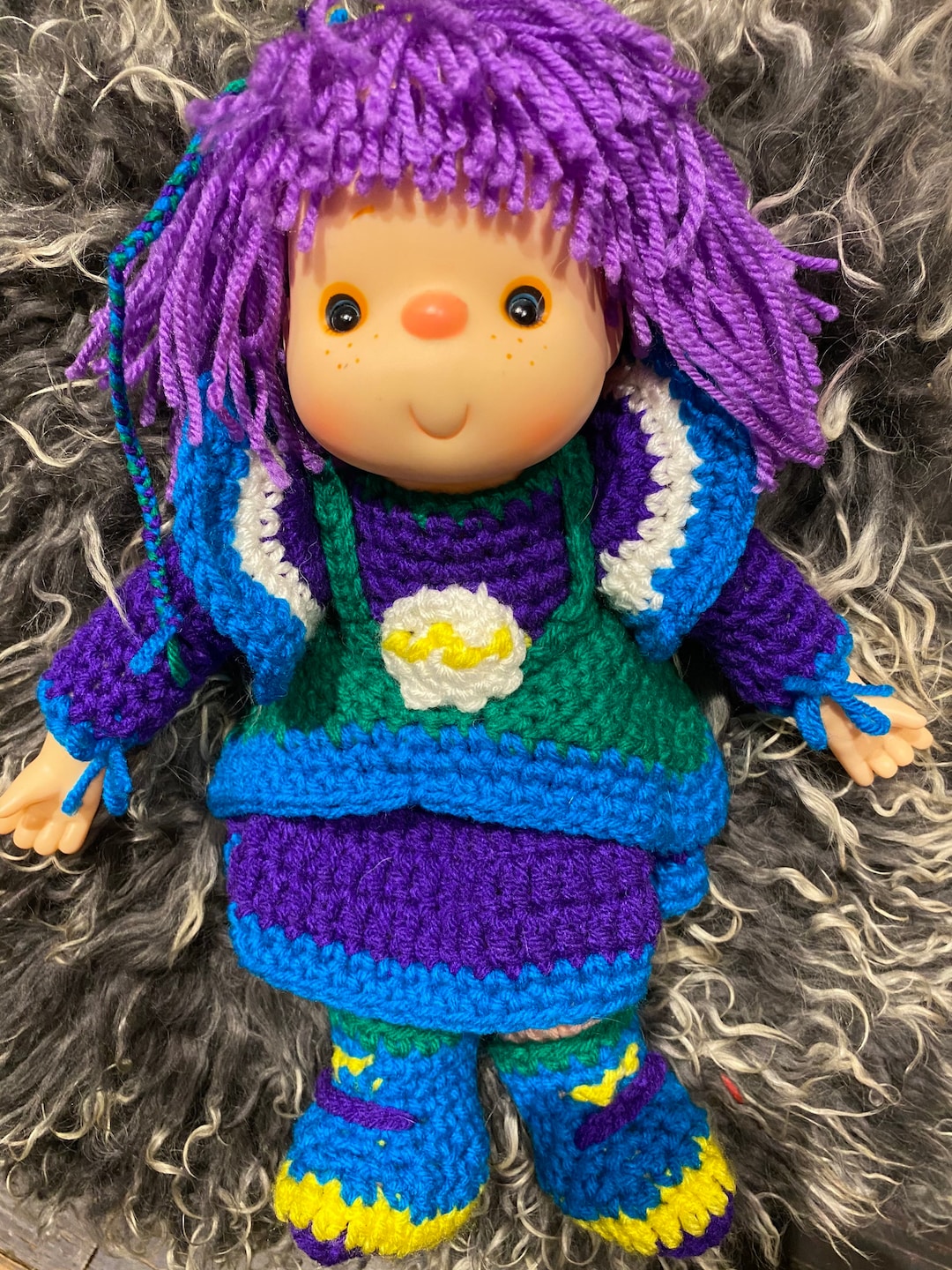 Stormy (rainbow Brite Friend) Only Have Short Purple Hair Left - Etsy