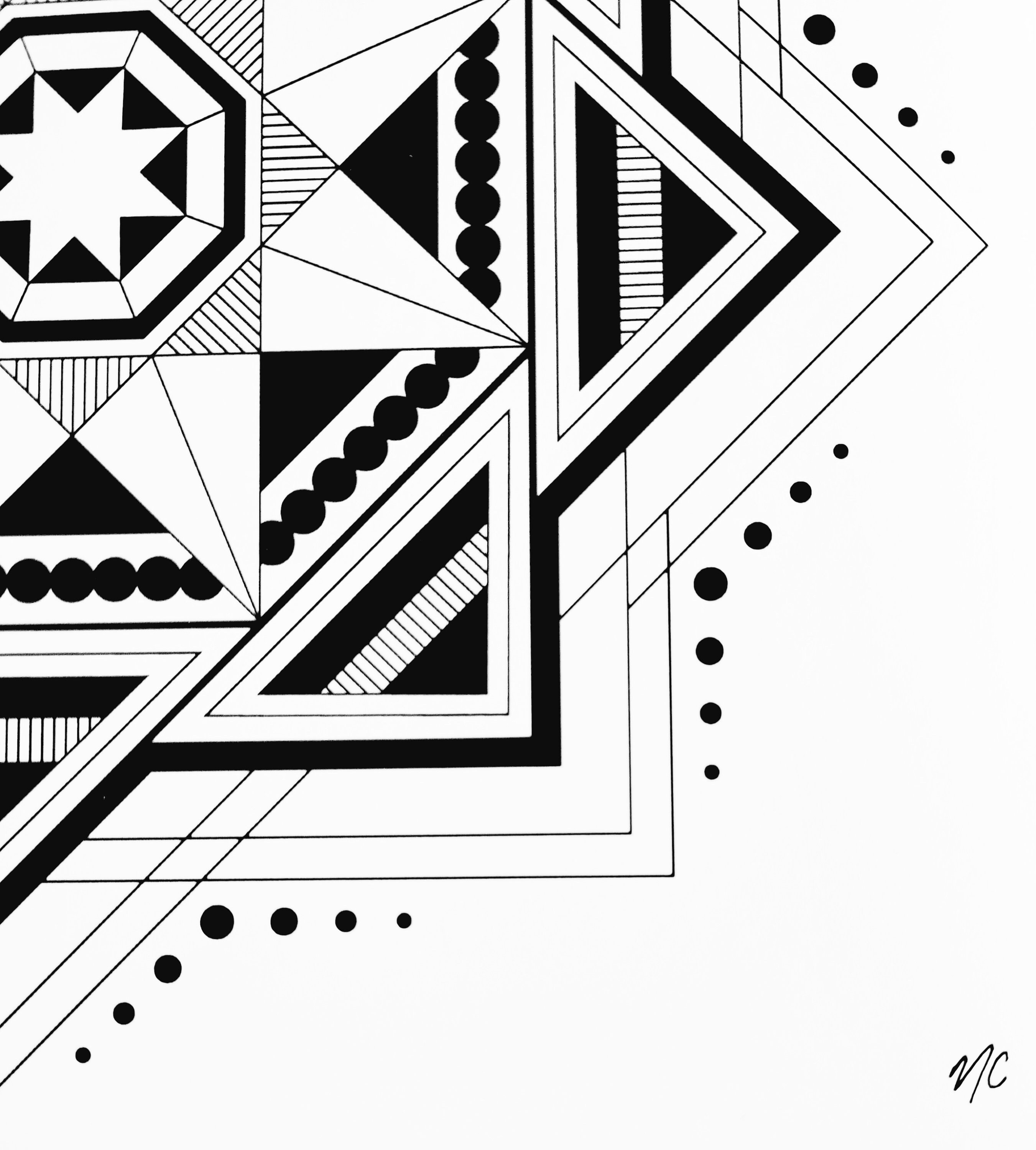 Geometric Modern Fine Art Print - Octagram - Etsy