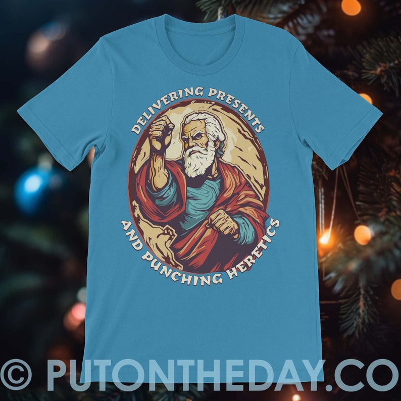 Saint Nicholas Funny Christmas T-shirt - Etsy