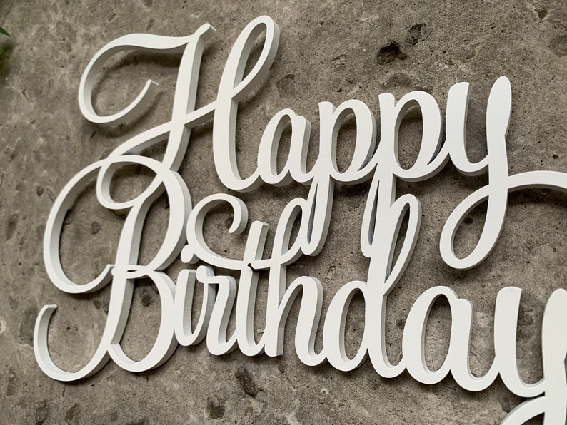 Birthday Decorations Happy Birthday Sign Birthday - Etsy