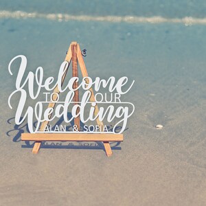 Welcome to Our Wedding Sign, Welcome to Our Wedding, Wedding Welcome ...