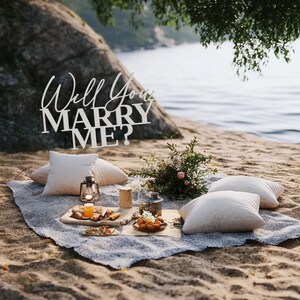 Marry Me Sign for Marriage Proposal Decorations, Will You Marry Me ...