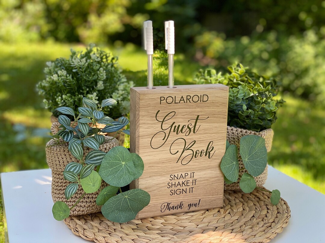 Polaroid Guest Book Sign, Polaroid Sign, Wedding Guest Book Sign, Photo ...