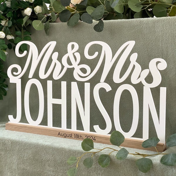 Mr and Mrs Letters - Etsy