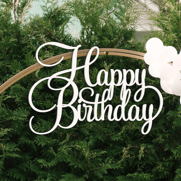 Happy Birthday Sign - Etsy