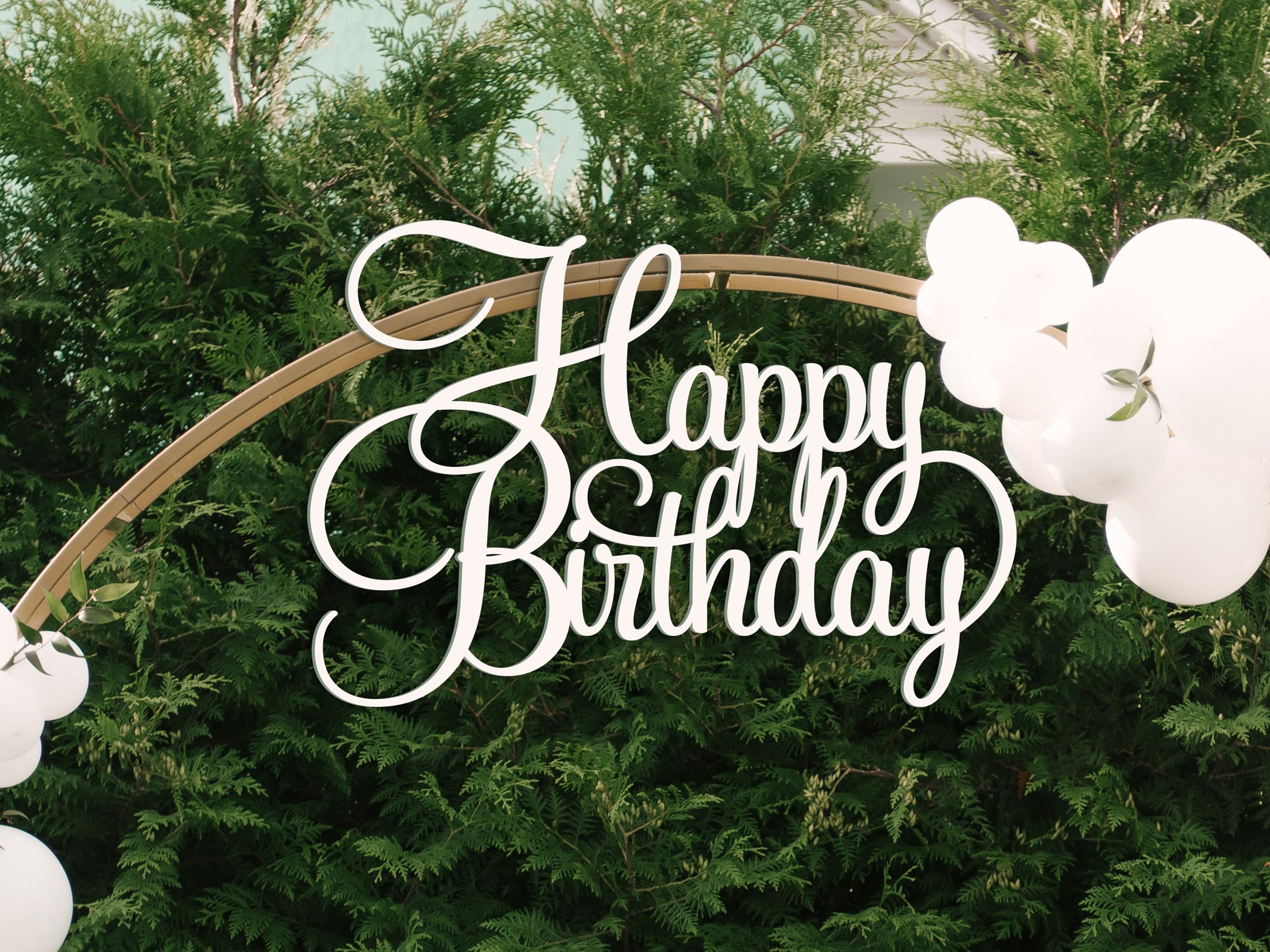 Birthday Decorations Happy Birthday Sign Birthday - Etsy