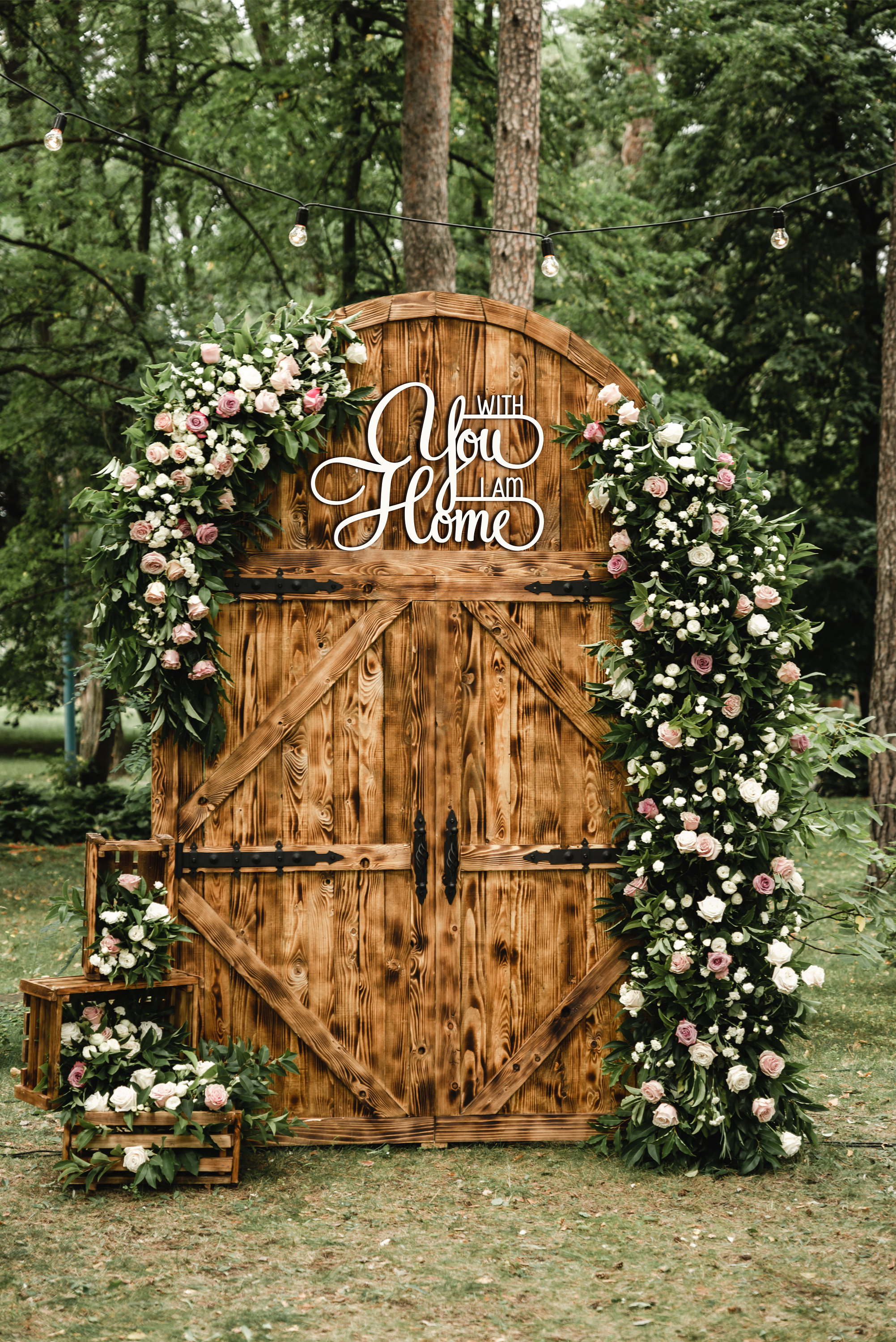 With You I Am Home Sign With You I Am Home Wedding Decor - Etsy