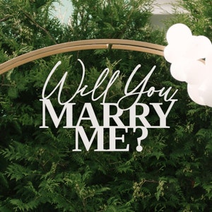 Marry Me Sign for Marriage Proposal Decorations, Will You Marry Me ...