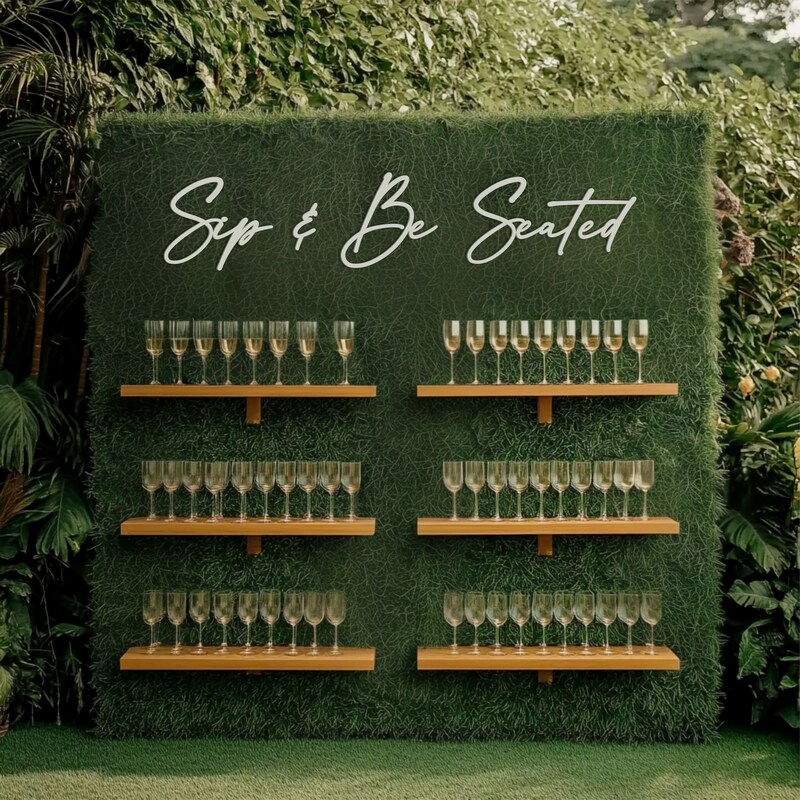 Sip and Be Seated Sign - Etsy