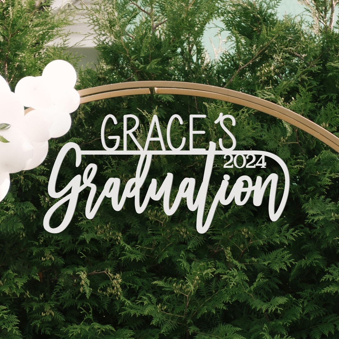 Graduation Backdrop, Graduation Party Decorations, Graduation Yard Sign ...