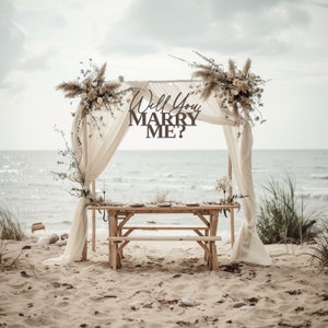 Marry Me Sign for Marriage Proposal Decorations, Will You Marry Me ...