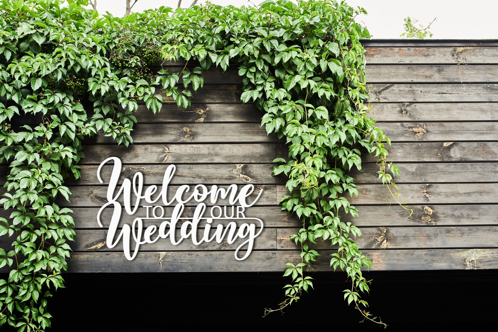 Welcome to Our Wedding Sign Welcome to Our Wedding Wedding - Etsy