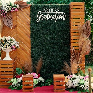 Graduation Backdrop, Graduation Party Decorations, Graduation Yard Sign ...