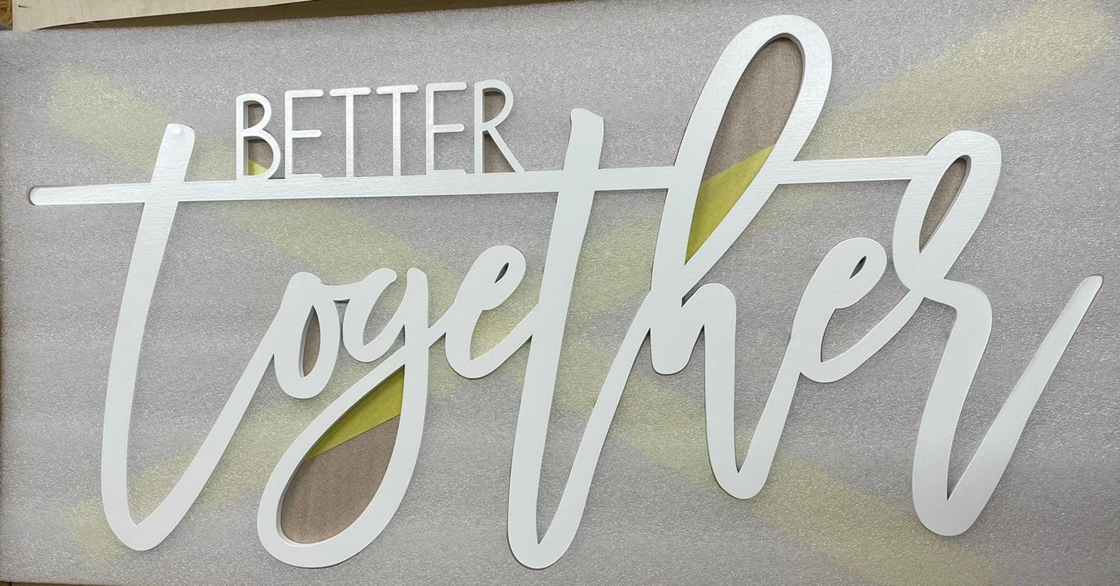 Better Together Sign Better Together Wooden Sign Better - Etsy