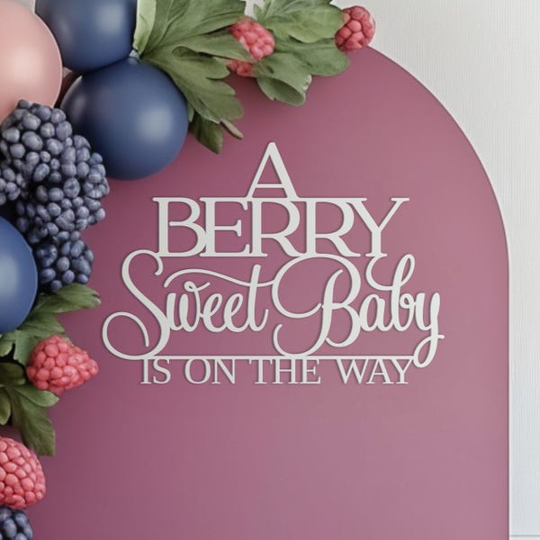 Berry Sweet Baby on the Way - Etsy