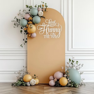 A Little Hunny is on the Way Sign for Baby Shower Backdrop Wall ...