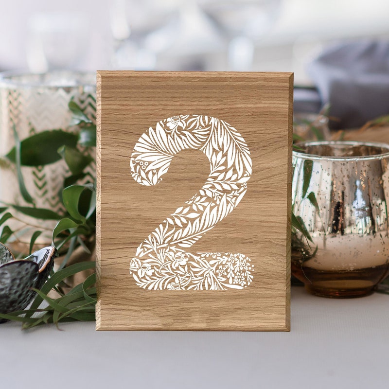 Rustic Table Numbers - Etsy
