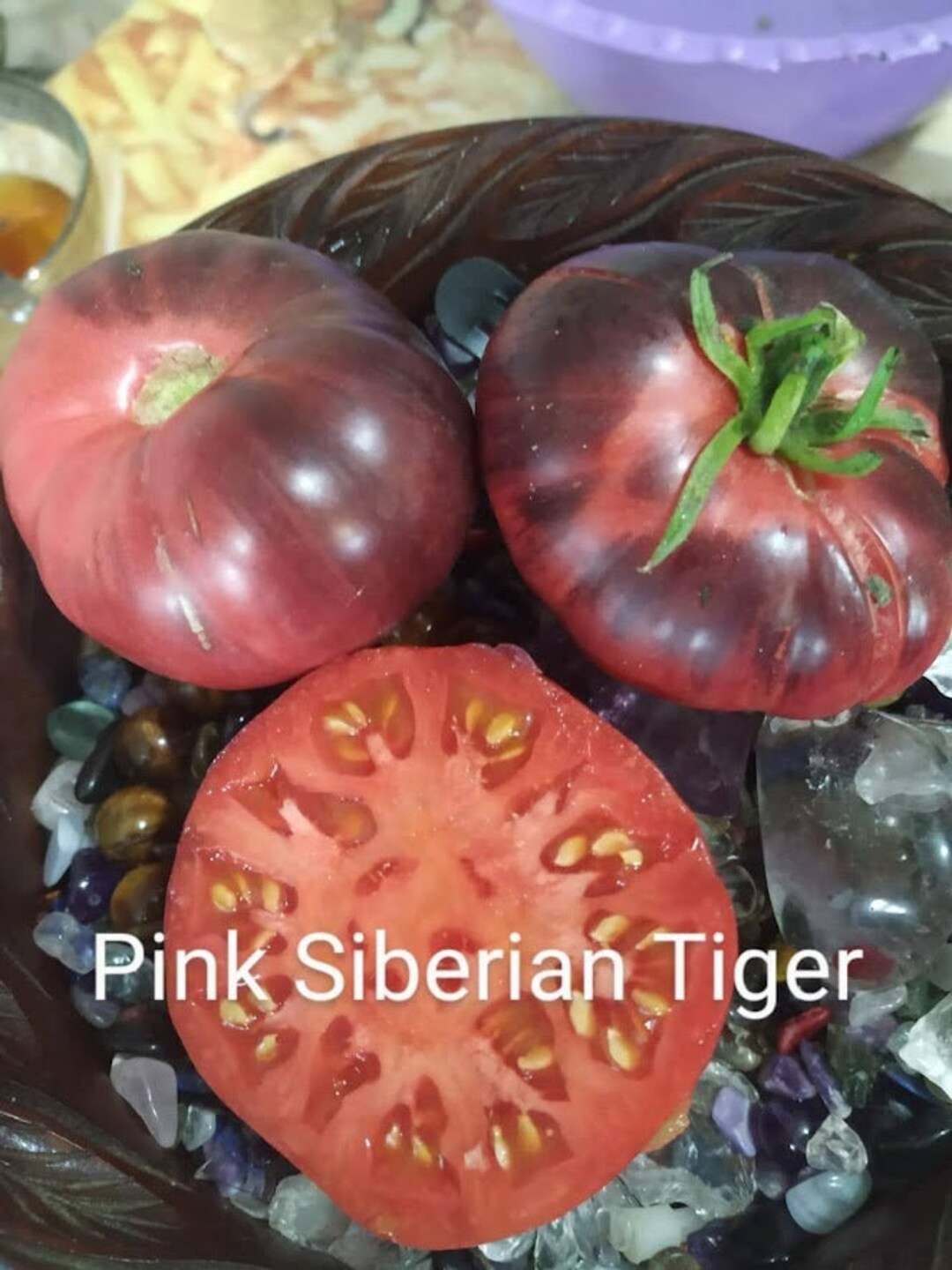 Pink Siberian Tiger Tomato Seeds - Etsy