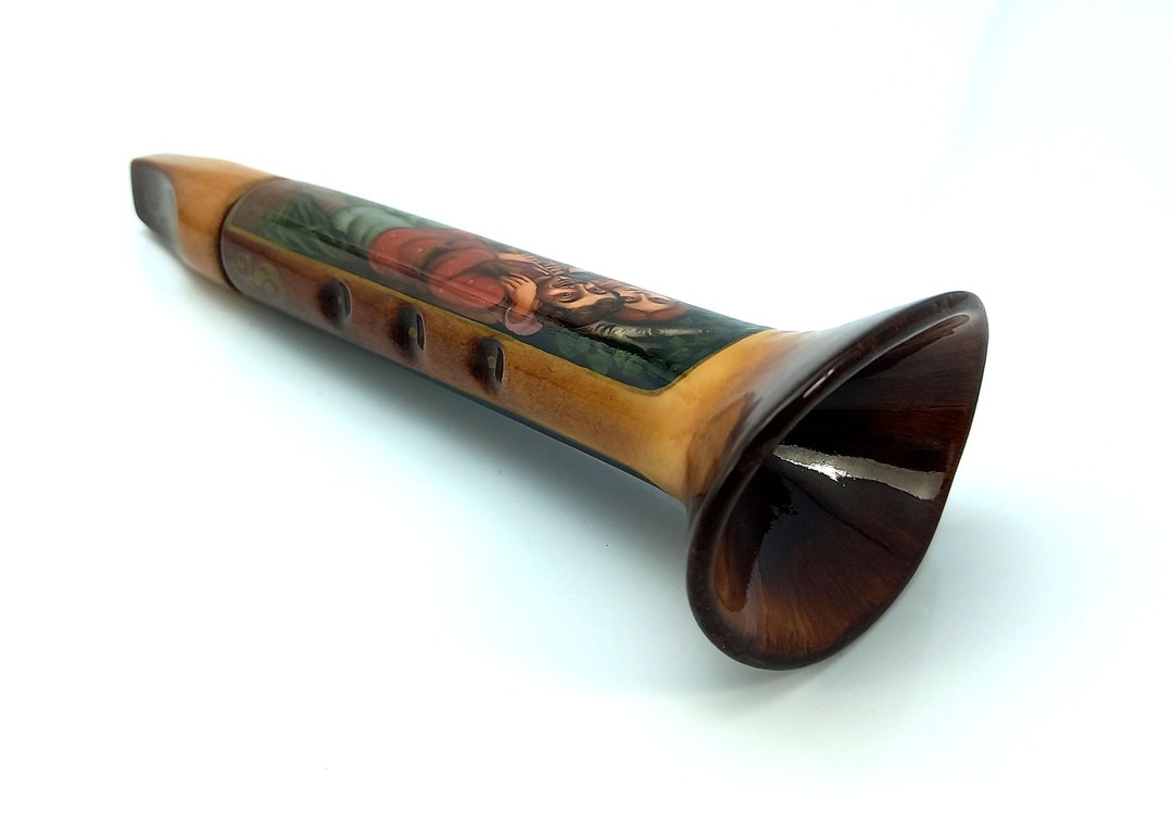 Russian Lacquer Fedoskino Vintage Box, Very Rare Medieval Flute ...