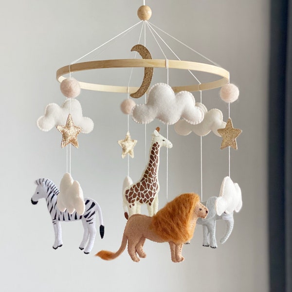 Animal Baby Mobile - Etsy