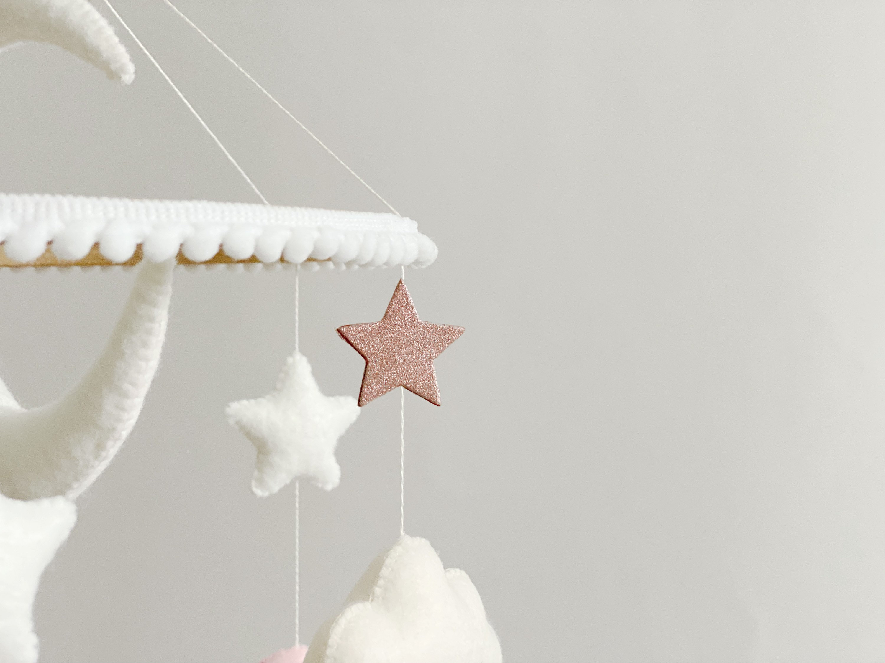 Neutral Baby Mobile Starry Night Baby Mobile Baby Crib | Etsy