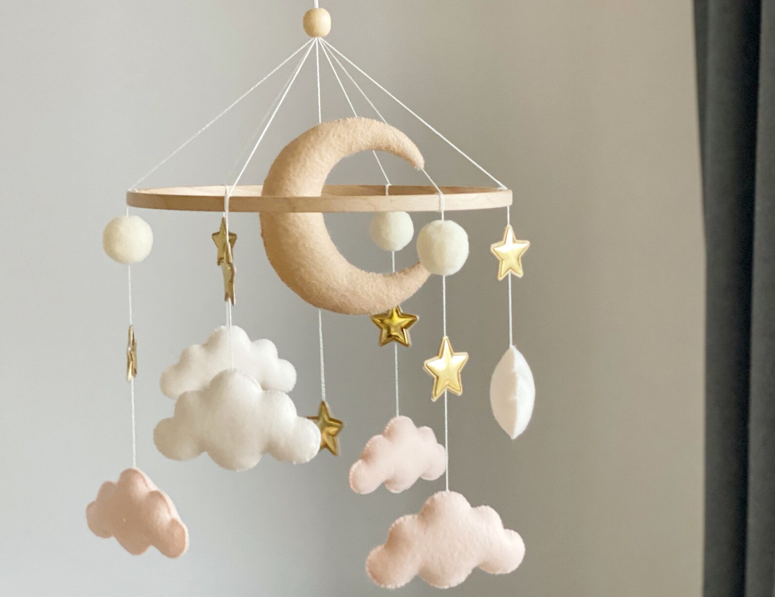 Neutral Baby Mobile Starry Night Baby Mobile Baby Crib - Etsy