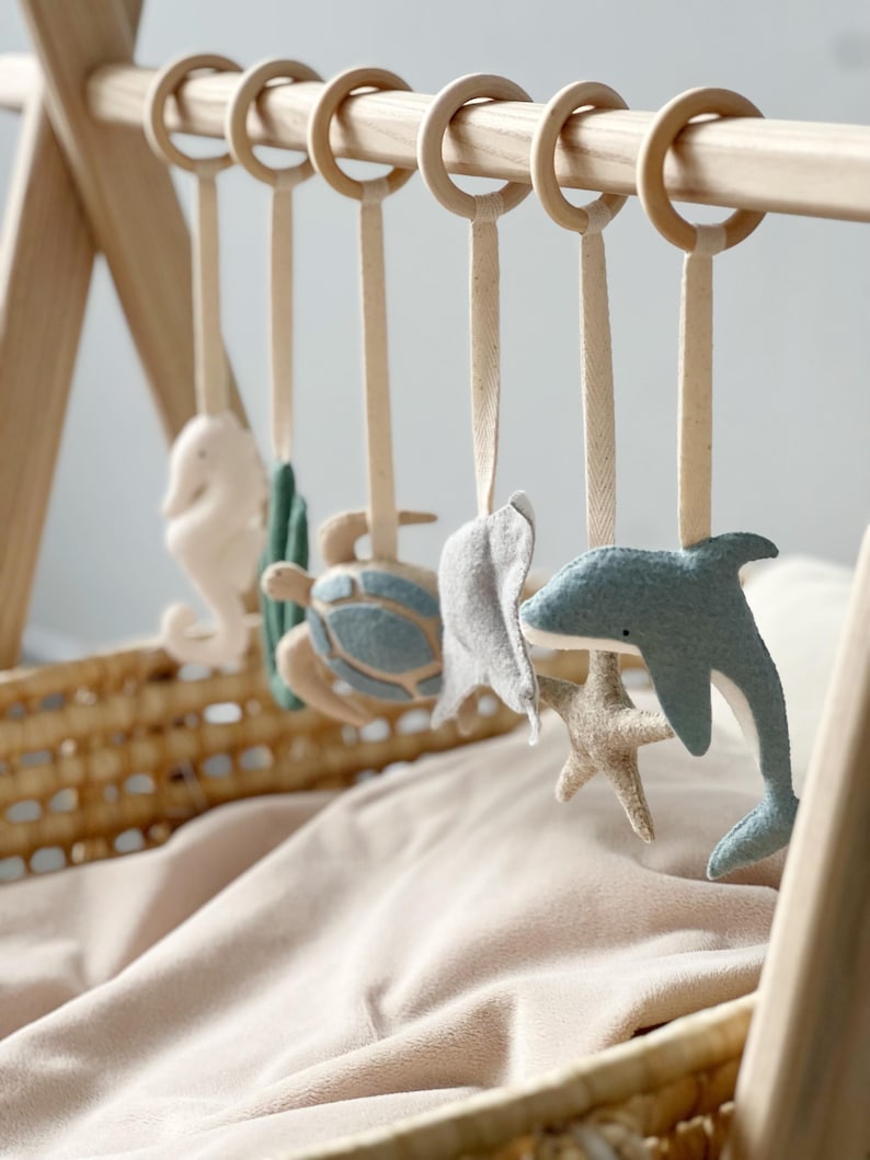 Ocean Baby Gym Toys | Sea Animals, Montessori Nursery Decor ...