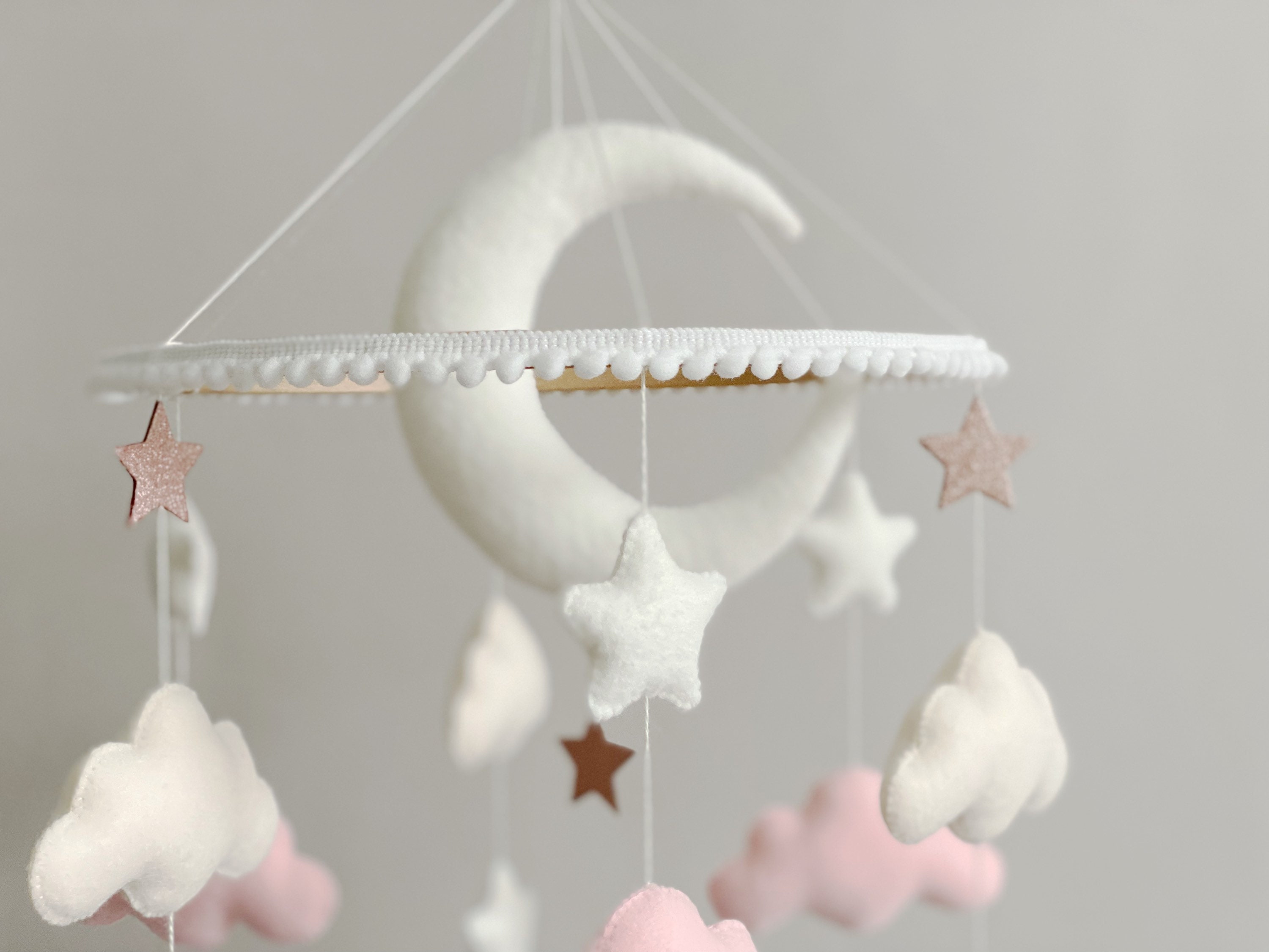 Neutral Baby Mobile Starry Night Baby Mobile Baby Crib | Etsy