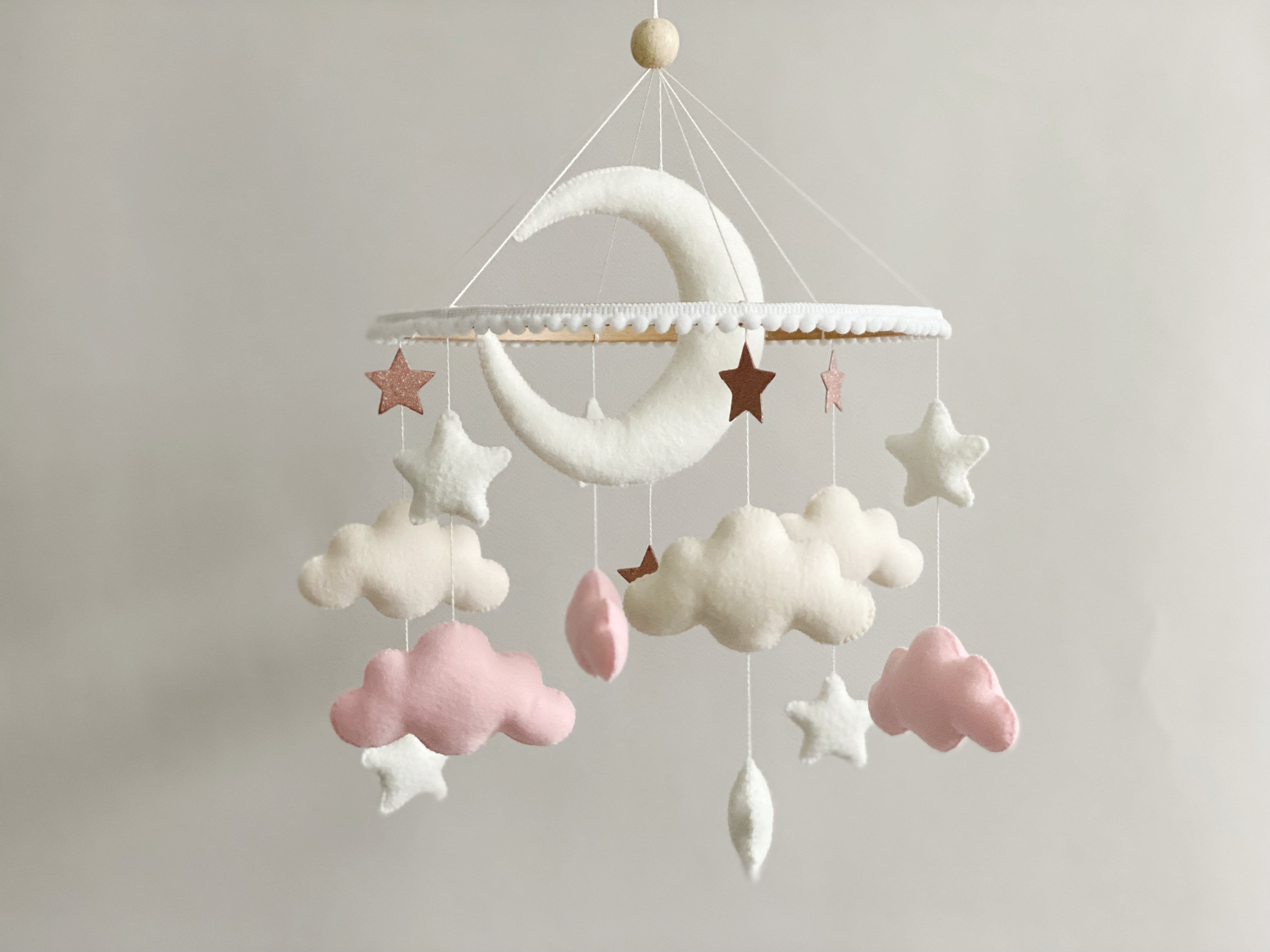 Neutral Baby Mobile Starry Night Baby Mobile Baby Crib | Etsy