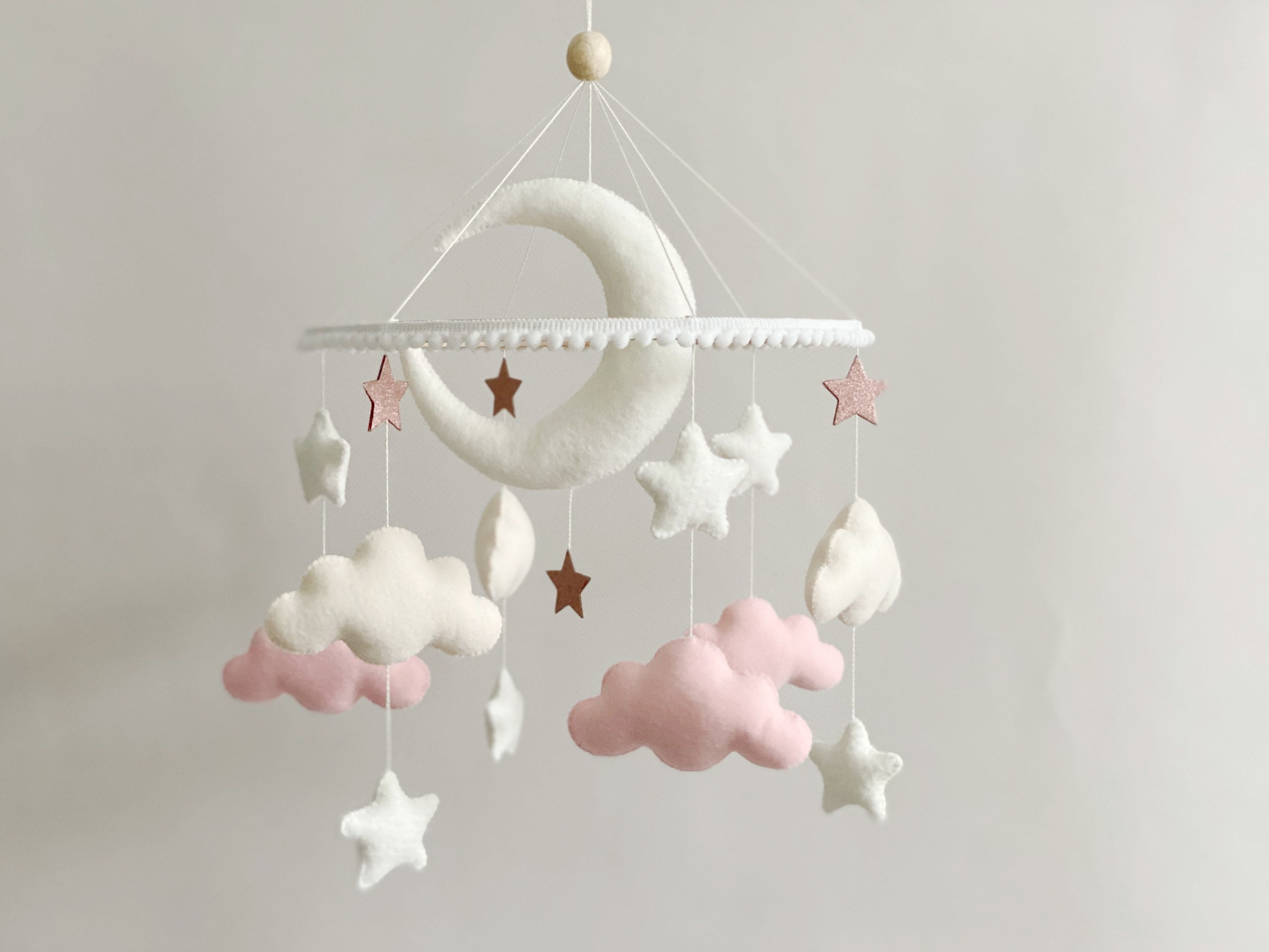 Neutral Baby Mobile Starry Night Baby Mobile Baby Crib | Etsy